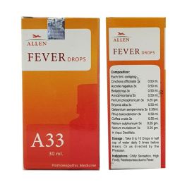 Allen A33 Fever Drops 30 ml - Multimedicos