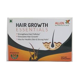 Allen Nutraceutical Hair Growth Essentials Tablet 50 gm - Multimedicos