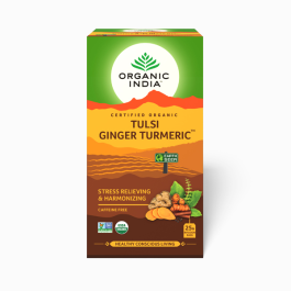 Organic India Tulsi Ginger Turmeric Tea Powder 25's - Multimedicos