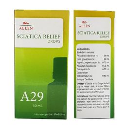 Allen A29 Sciatica Relief Drops 30 ml - Multimedicos